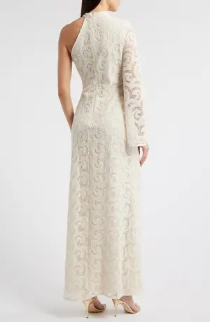 SONYA MODA Salwa One-shoulder Lace Gown