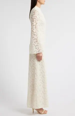 SONYA MODA Salwa One-shoulder Lace Gown
