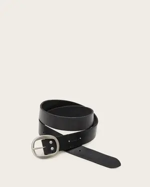 ALLSAINTS Anders Embossed Leather Belt
