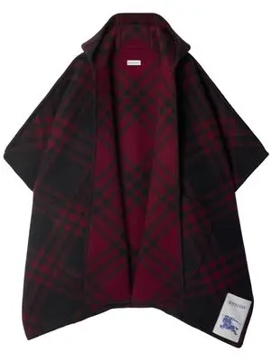 Burberry Wool Cape - Red