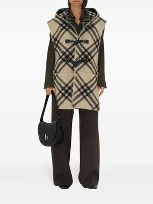 Burberry Vintage Check Wool Cape