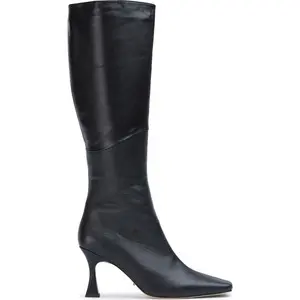 Square Toe Knee High Boots