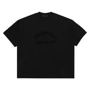 Fear Of God Heavy Jersey Crewneck T-shirt - Black