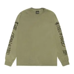 StÜssy International Crew Long-sleeve Tee 'olive - Green