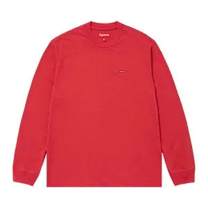 Supreme Small Box Long-sleeve Tee 'washed - Red