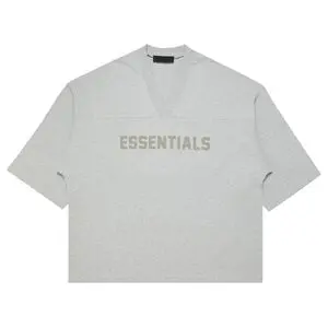 Fear Of God Heavy Jersey Football Tee - Grey
