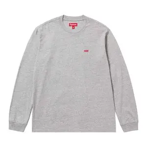 Supreme Small Box Long-sleeve Tee 'heather Grey' Grey