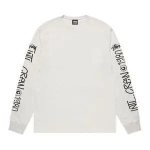 StÜssy International Crew Long-sleeve Tee 'natural