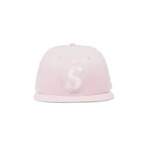 Supreme Gold Cross S Logo New Era Cap - Pink