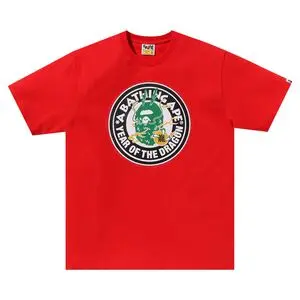 A BATHING APE Year Of The Dragon Tee - Red