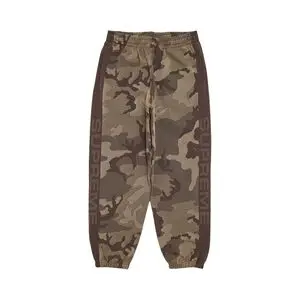 Supreme Jacquard Stripe Sweatpant Camo - Brown