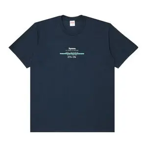 Supreme Standard Tee 'navy - Blue