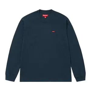 Supreme Small Box Long-sleeve Tee 'navy - Blue