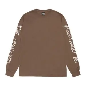 StÜssy International Crew Long-sleeve Tee - Brown