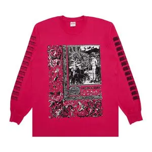 Supreme Saint Sebastian Long-sleeve Tee - Pink