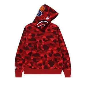 A BATHING APE Color Camo Shark Pullover Hoodie