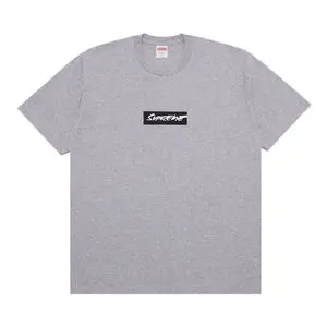 Supreme Futura Box Logo Tee 'heather - Grey