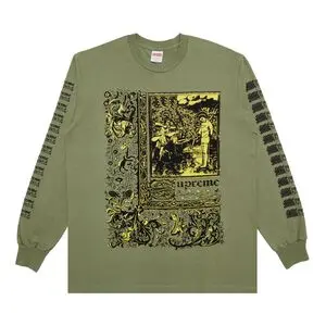 Supreme Saint Sebastian Long-sleeve Tee 'light Olive - Green