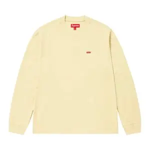 Supreme Small Box Long-sleeve Tee 'light Tan' Tan
