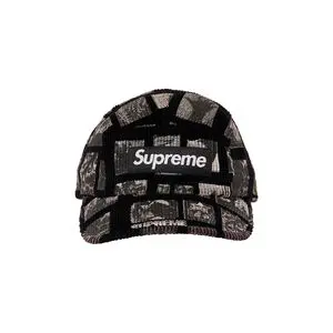 Supreme Weirdo Dave Corduroy Camp Cap - Black