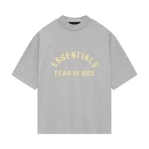 Fear Of God Heavy Jersey Crewneck T-shirt - Grey