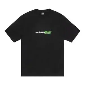 StÜssy X Our Legacy Work Shop Sport Pigment Dyed Tee - Black