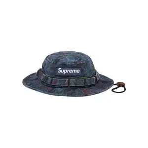 Supreme Washed Canvas Boonie In Blue | Editorialist