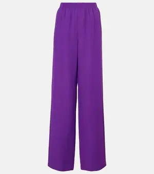 Valentino Garavani Cady Couture Wide-leg Pants