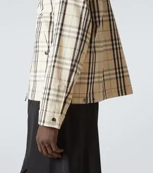 Burberry Check Cotton Jacket