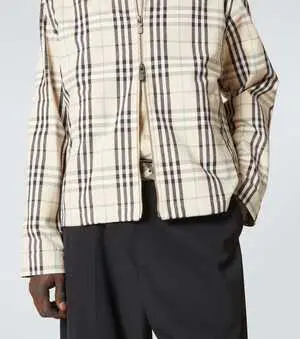 Burberry Check Cotton Jacket