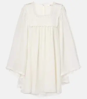 Chloé Silk Crêpe Minidress
