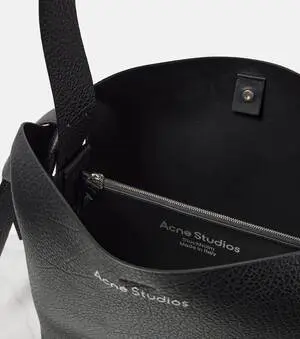 Acne Studios Musubi Medium Leather Shoulder Bag - Black