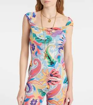 Etro Paisley Print Top