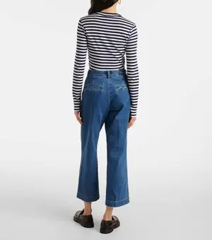 Polo Ralph Lauren Cropped Wide-leg Jeans