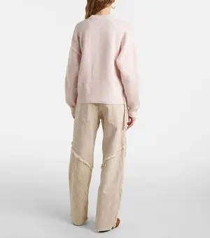 Isabel Marant Étoile Noelia Ribbed-knit Wool Sweater - Beige