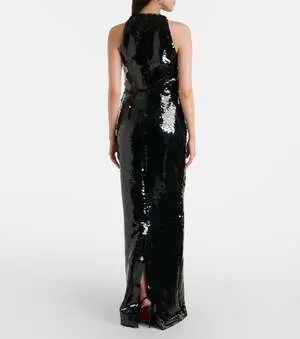 Safiyaa Santina Sequined Gown