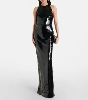 Safiyaa Santina Sequined Gown