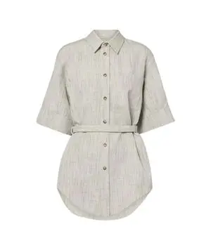 TOD'S Silk, Wool, And Cotton Shirt