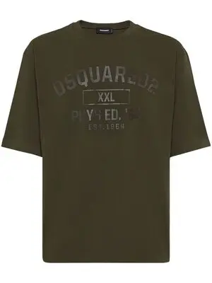 Dsquared2 Logo-appliqué T-shirt - Brown