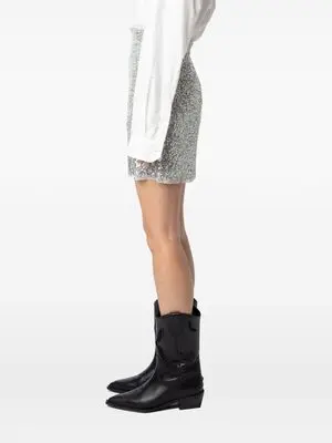 Zadig&Voltaire Sequin-embellished Midi Skirt