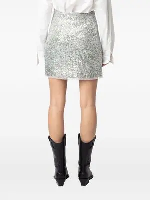 Zadig&Voltaire Sequin-embellished Midi Skirt