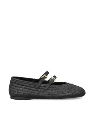 Prada Suede Loafers - Black