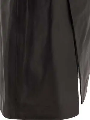 LOULOU STUDIO Leather Midi Skirt