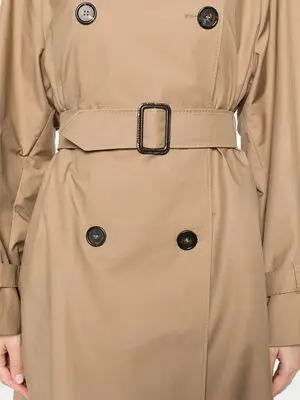 Max Mara Gabardine-weave Trench Coat