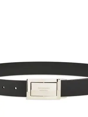 FERRAGAMO Reversible Leather Belt