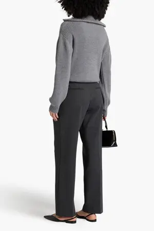 Victoria Beckham Jersey Straight-leg Pants