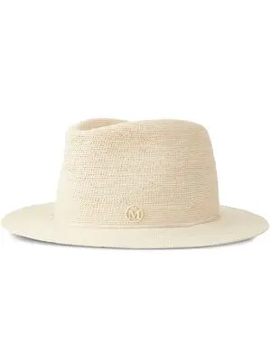 MAISON MICHEL Andre Fedora Hat - Neutrals