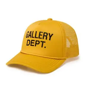 GALLERY DEPT. GD Logo Trucker Cap Gold
