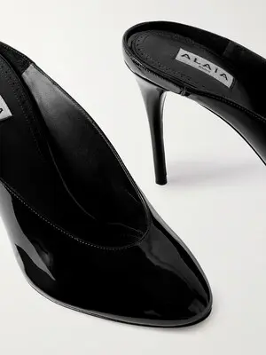 Alaïa 60 Patent-leather Pumps - Black