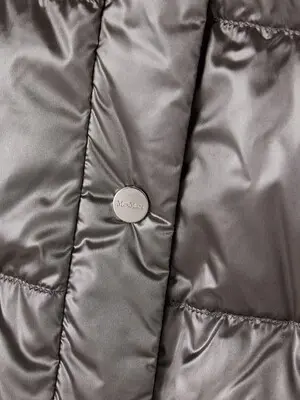 Max Mara Nico Reversible Hooded Padded Quilted Shell Down Coat